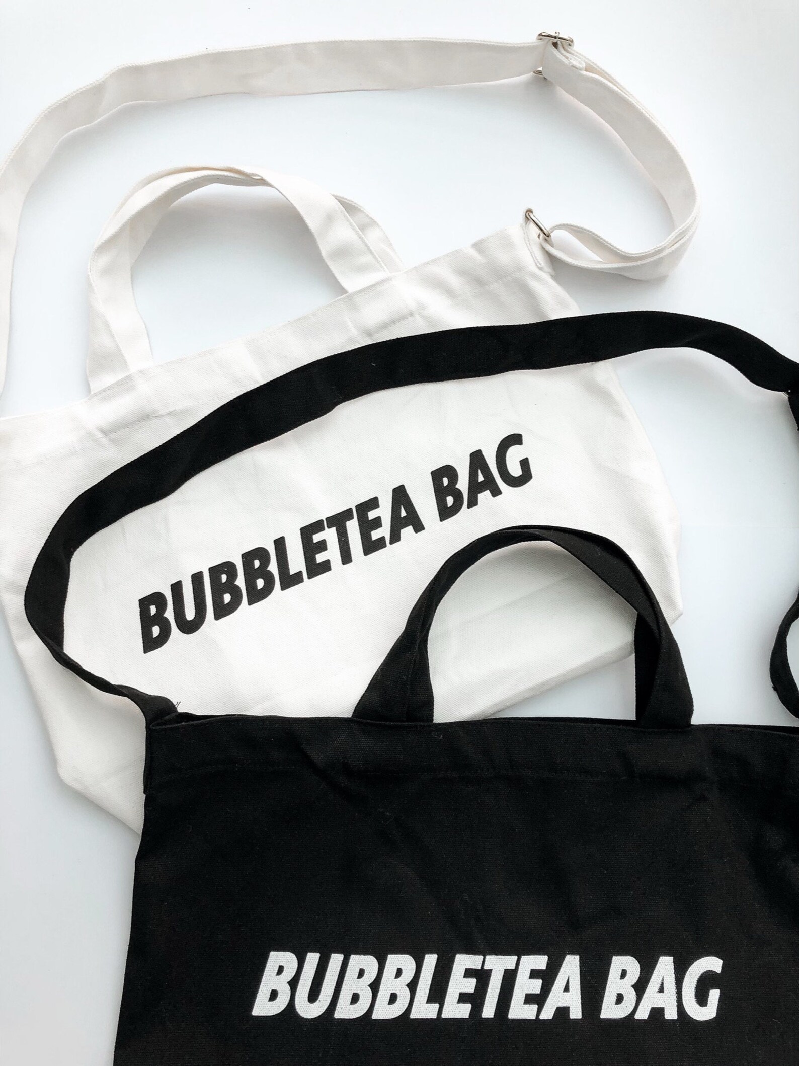 Bubble Tea Bag Reusable Cotton Tote Bag With Pocket - Etsy