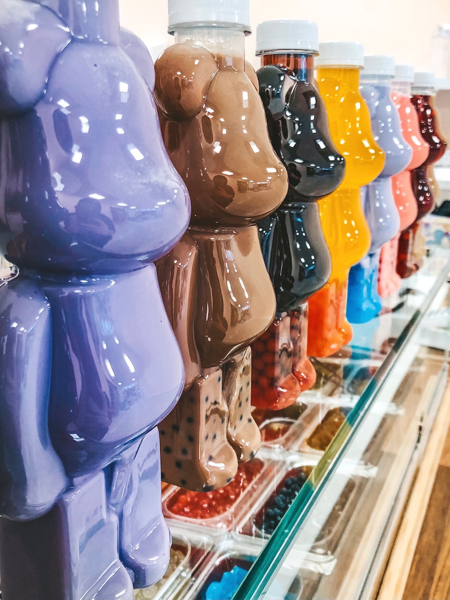 XXL Bear Bottle Bubble Tea Set of Two Next day delivery | Etsy