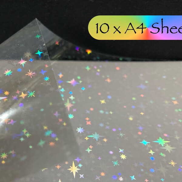Holographic Stars - Etsy