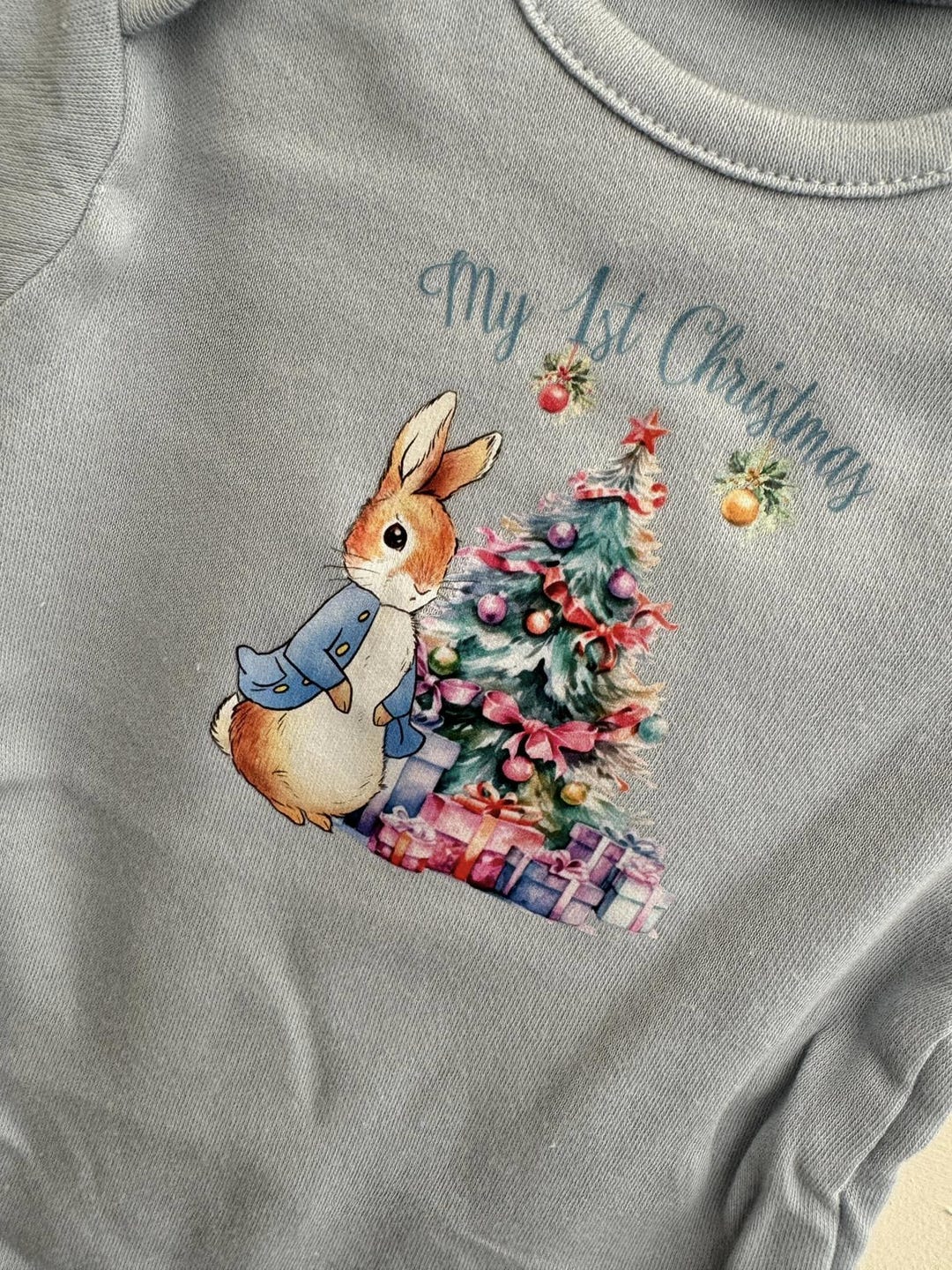 Peter Rabbit First 1st Christmas My First Christmas Bodysuit Vests - Etsy