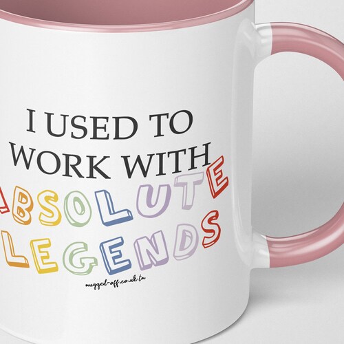 I Used to Work With Absolute Legends Mug and Coaster Set - Etsy UK