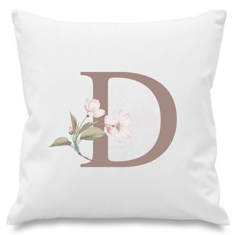 Initial Cushion - Etsy