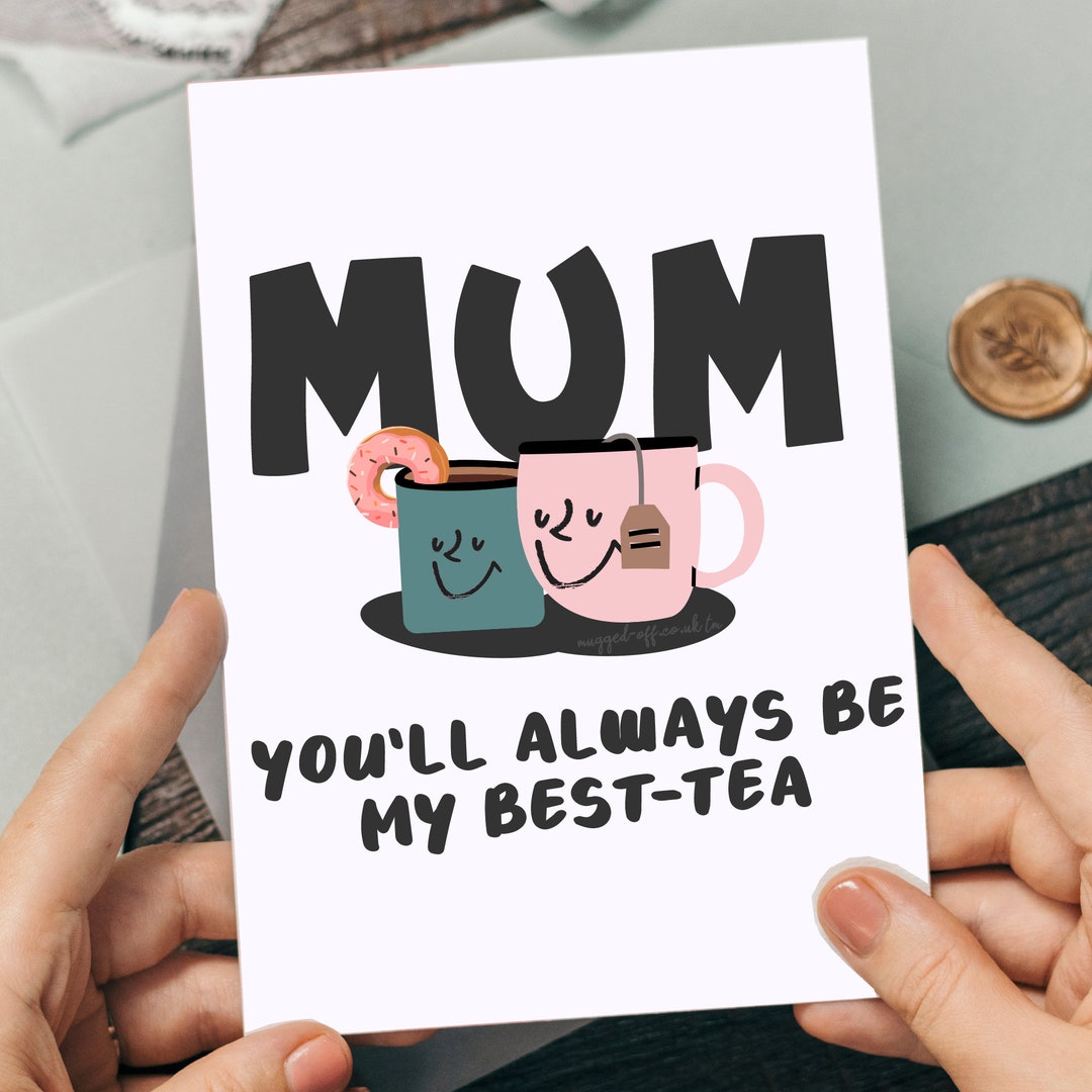 Mum Birthday Card Mum Card, Funny Mum Birthday Card, From Son, Daughter ...