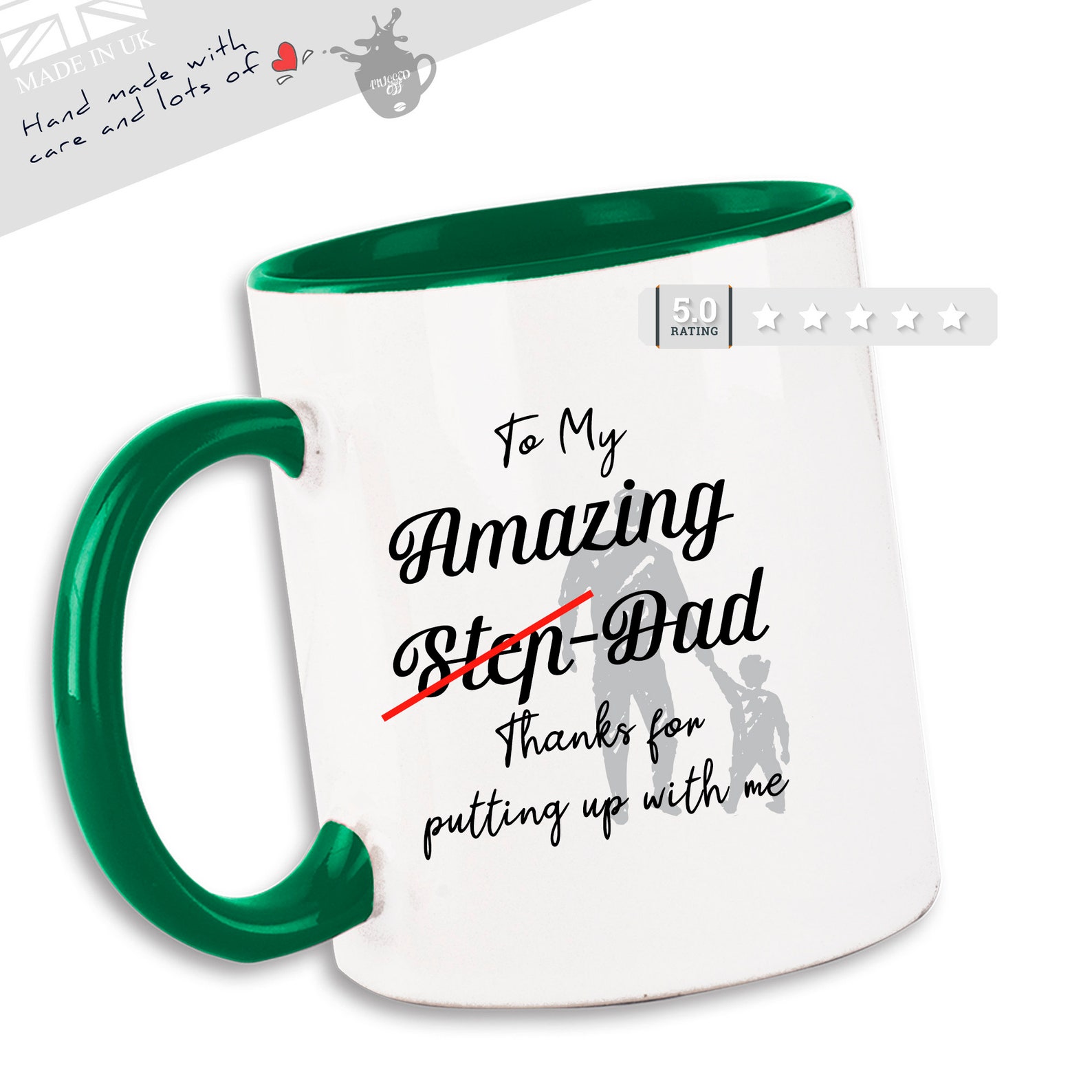 Step Dad Mug to My Amazing Step Dad Thanks for Putting up With - Etsy UK