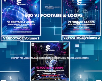 VJ Footage & Loops and Clips Resolume Vol 3 - Etsy