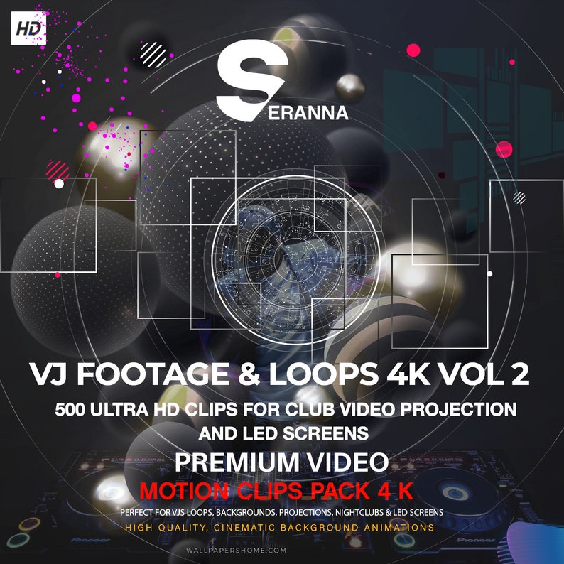 VJ Loops Mega 4K Professional Collection 500 VJ Loops 4K Vol 2 - Etsy