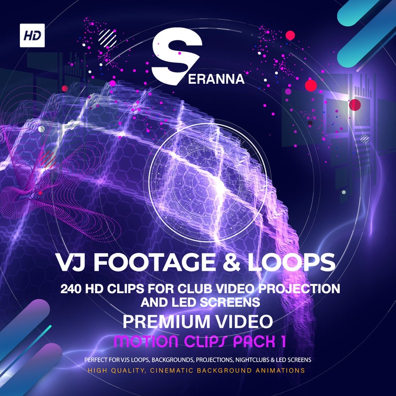 VJ Footage & Loops and Clips Resolume Bundle HD - Etsy