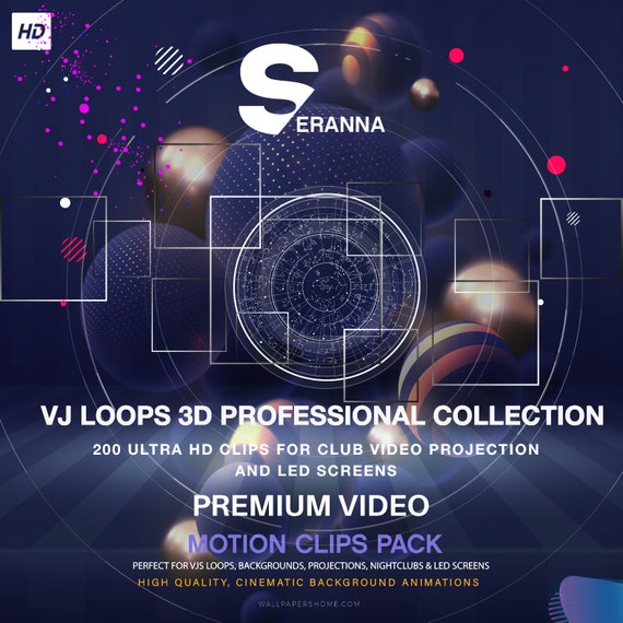 VJ Loops 3D Professional Collection | Etsy