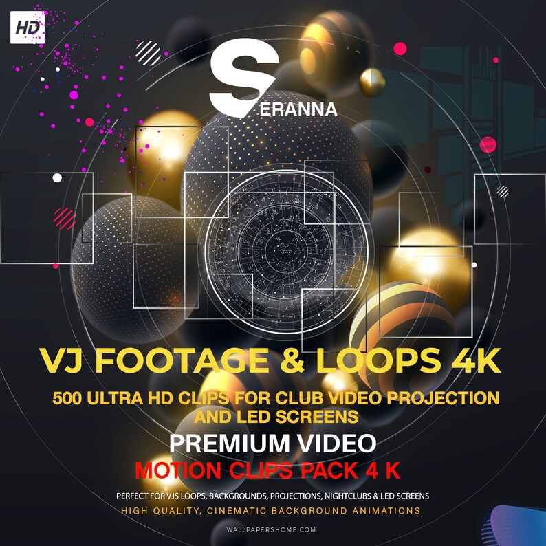 VJ Loops Mega 4K Professional Collection 500 VJ Loops 4K Resolution - Etsy