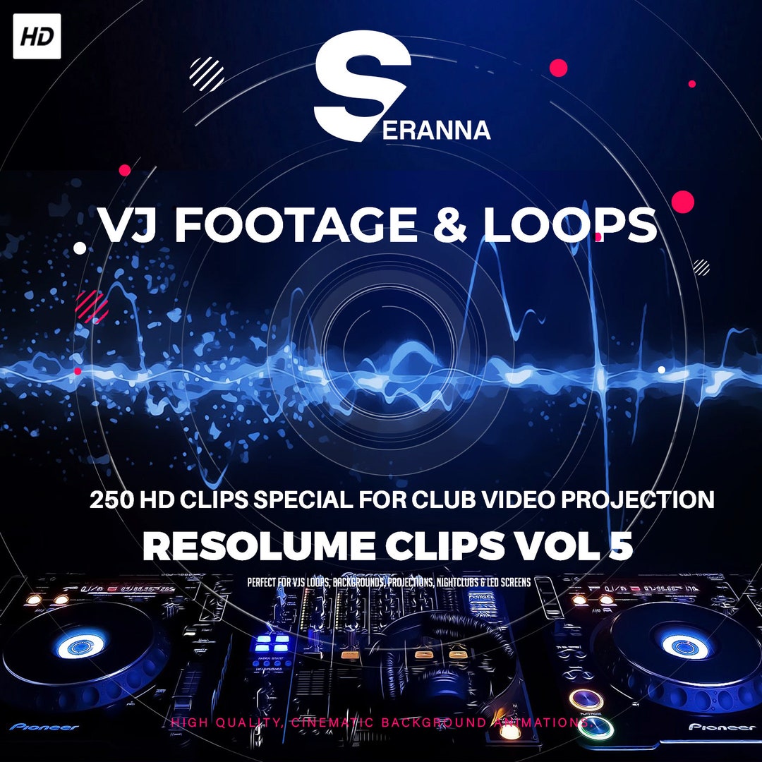VJ Footage & Loops and Clips Vol 5 - Etsy