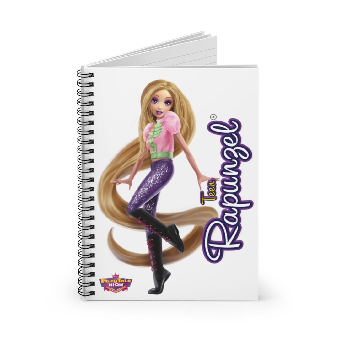 Teen Rapunzel Spiral Notebook - Ruled Line - Etsy
