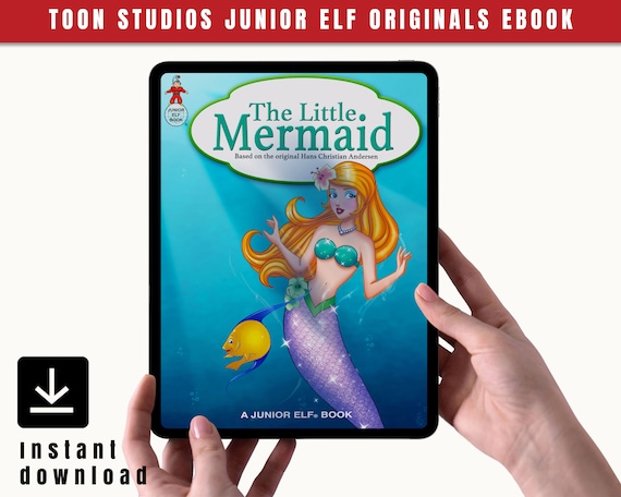 The Little Mermaid Illustrated Ebook for Children - Etsy