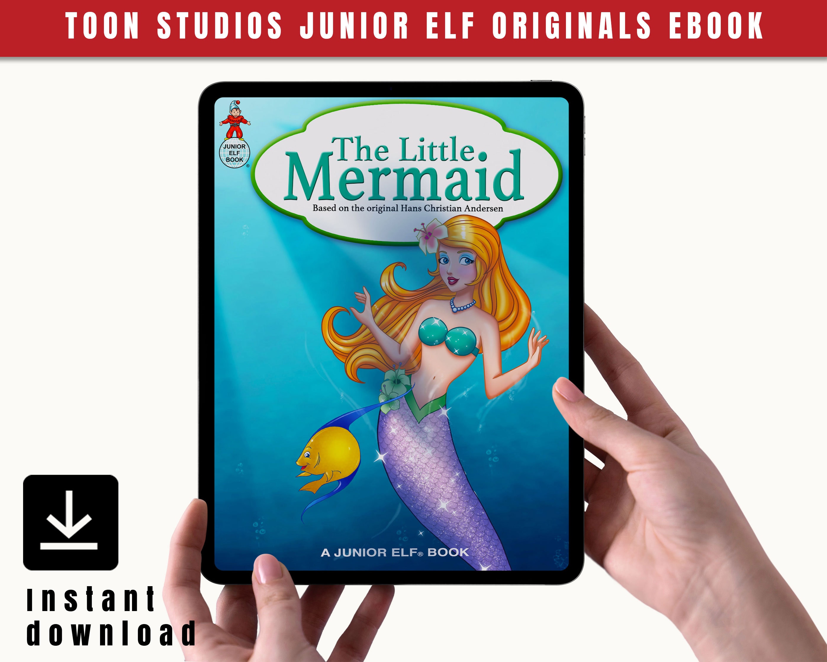 The Little Mermaid Illustrated Ebook for Children - Etsy