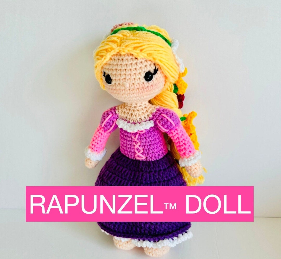CROCHET RAPUNZEL™ DOLL - Etsy