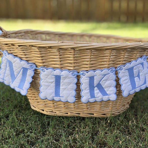 Baby Name Banner - Etsy