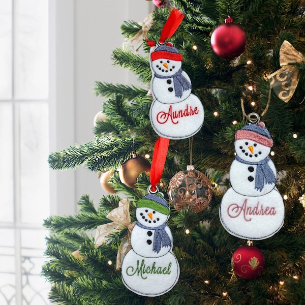 Snowmen Ornaments - Etsy