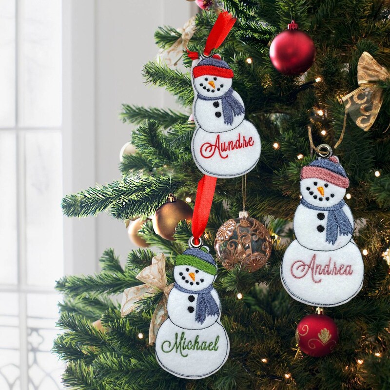 Snowmen Ornaments - Etsy