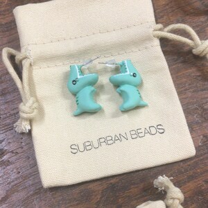 Cute T-rex Bite Polymer Clay Earrings - Etsy UK