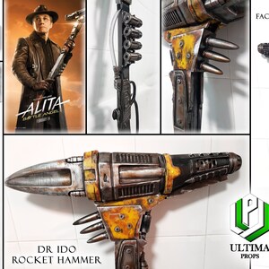 Dr Ido Rocket Hammer 3D Print Files Alita Battle Angel - Etsy