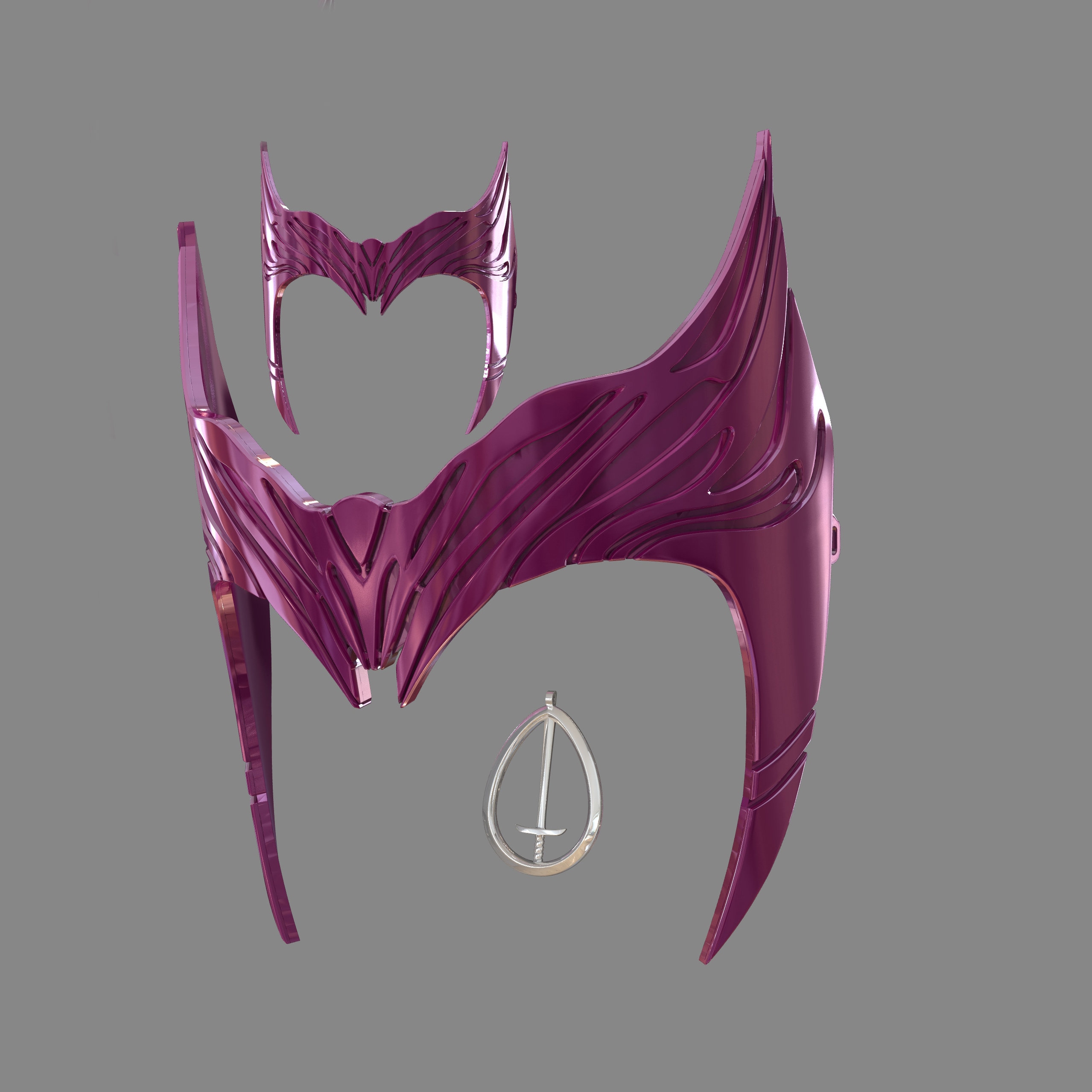 Wanda Crown & SWORD Pendant 3D Print Files - Etsy