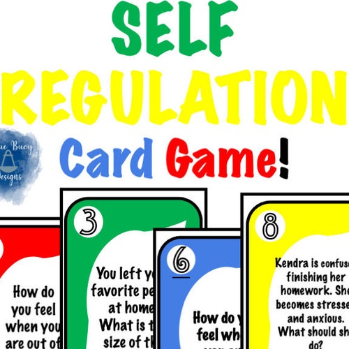 Self Regulation Card Game 132 CARDS Editable/blank Cards & | Etsy