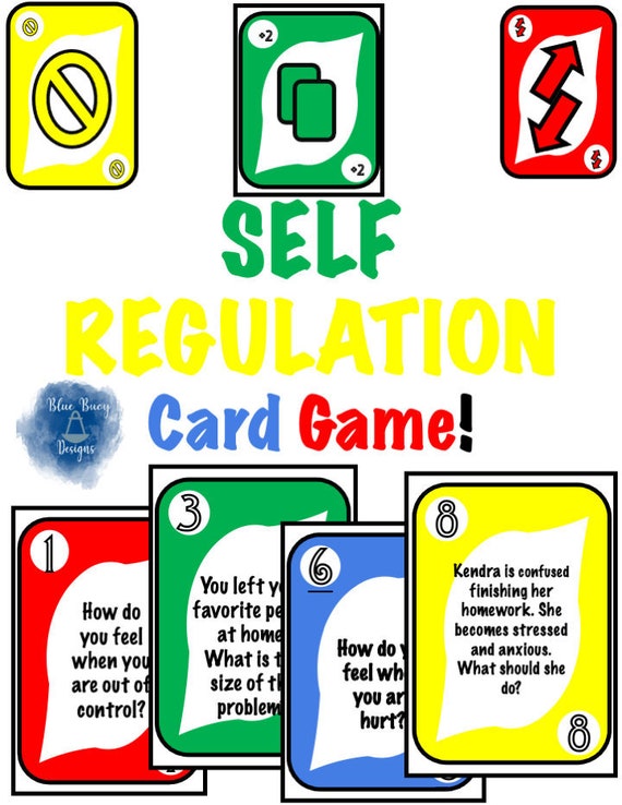 Self Regulation Card Game 132 CARDS Editable/blank Cards & | Etsy