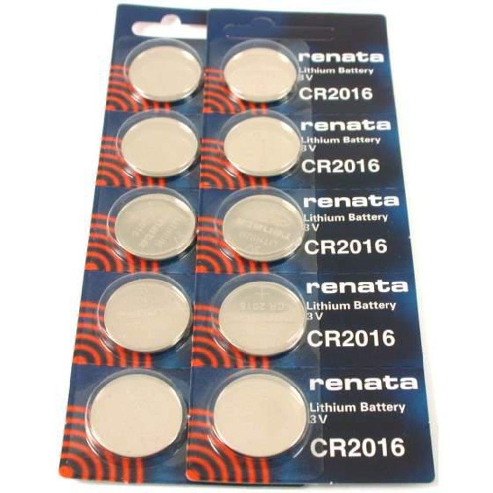 CR2016 Renata Watch Batteries 10Pcs | Etsy