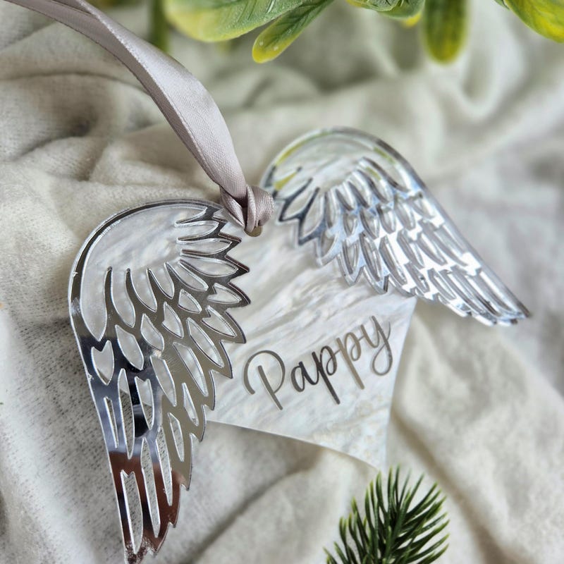 Angel Wings Ornament - Etsy