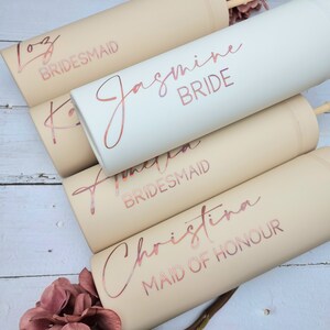 Personalised Bridal Party Tumblers, Bridesmaid Gifts, Bridesman Gift ...