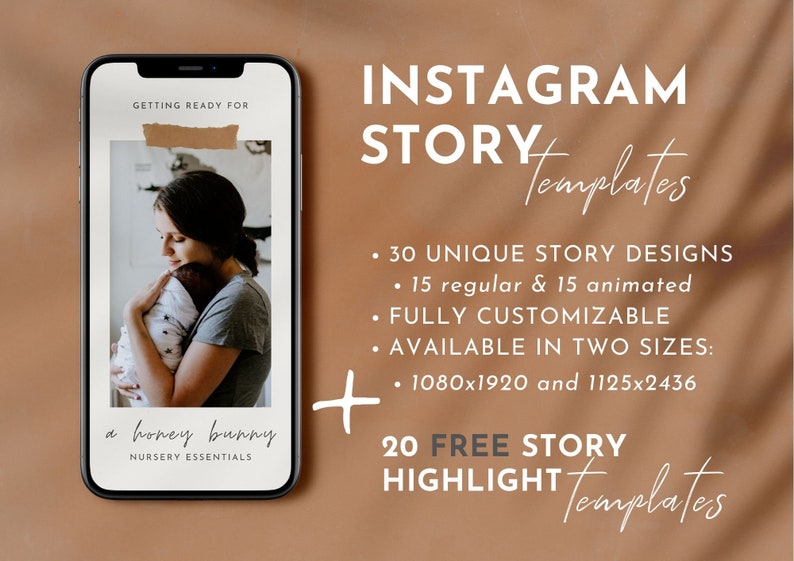 30 Instagram Story Templates Made in Canva + 20 FREE Story Highlight ...