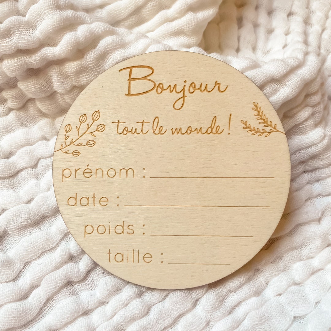 Wooden Card for Maternity - to Complete - Etsy