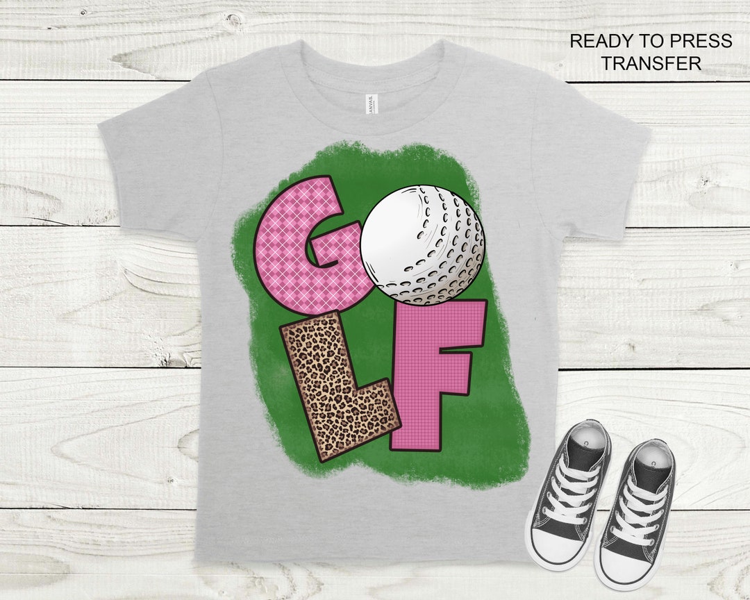 Golf Tshirt Transfer - Golf DTF Tshirt Heat Transfer - DTF Print, Full ...