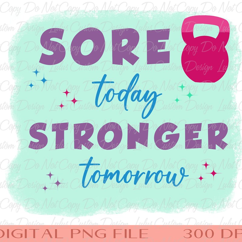 Sore Today Strong - Etsy