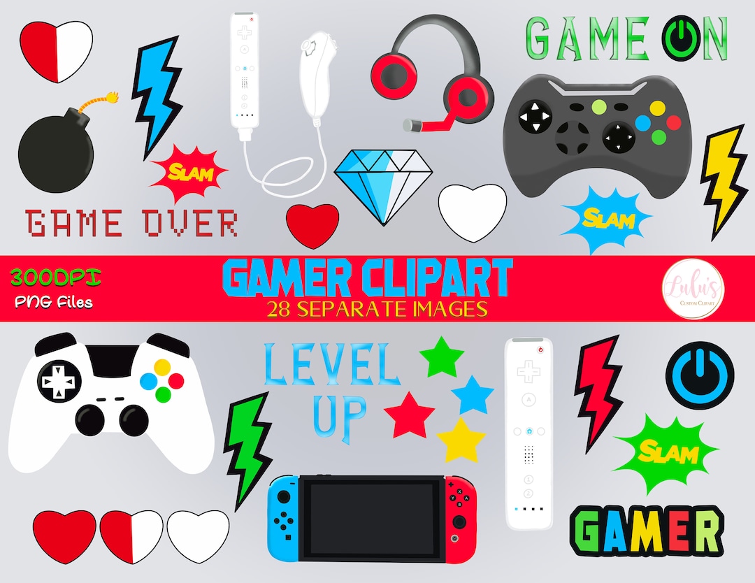 Gaming Clipart - Gamer Clipart -game on Clipart - Gaming Remote Clipart ...