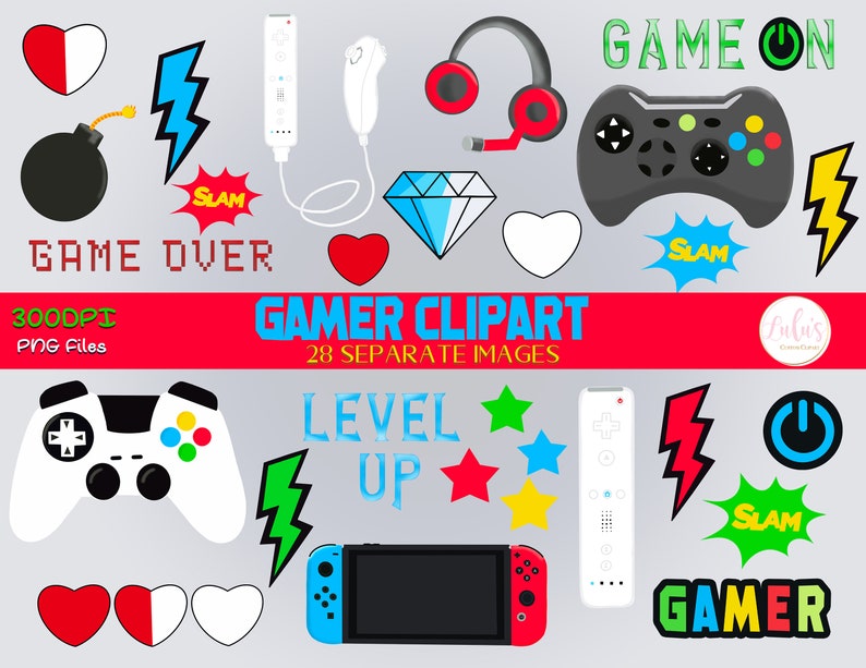 Gaming Clipart - Gamer Clipart -game on Clipart - Gaming Remote Clipart ...