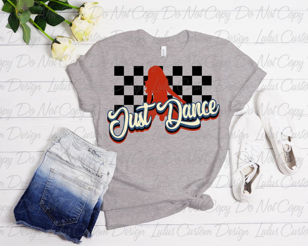 Retro Just Dance Tshirt Transfer, Dance DTF Heat Transfer -dance DTF ...