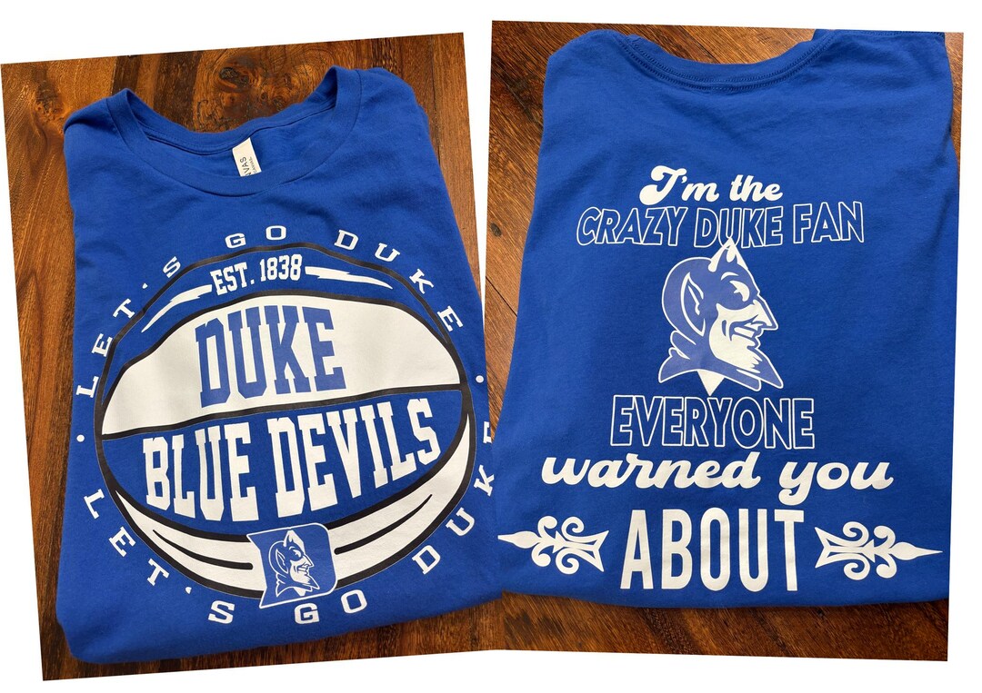 Duke March Madness Tshirt - Duke NCAA Tshirt - Duke Basketball Tshirt ...
