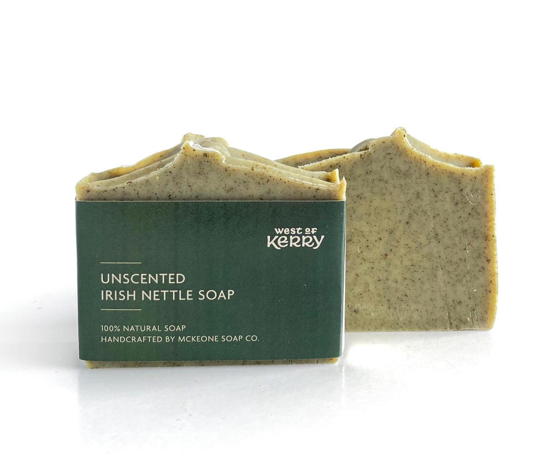Irish Nettle Soap Unscented - Stinging Nettle Soap - Irish Nettle ...