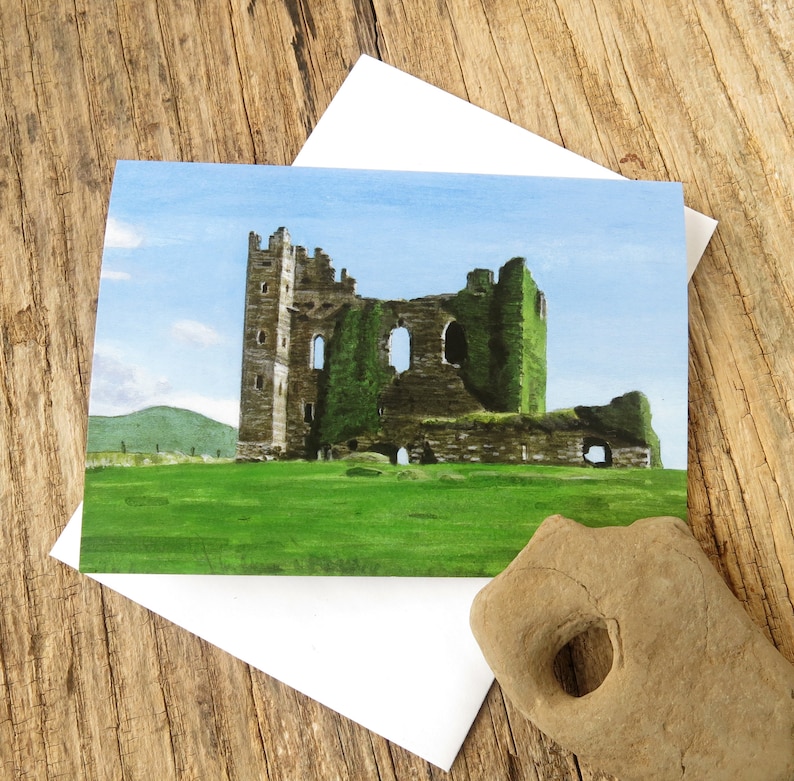 Irish Note Card Ballycarbery Castle Blank Notecard Greeting - Etsy