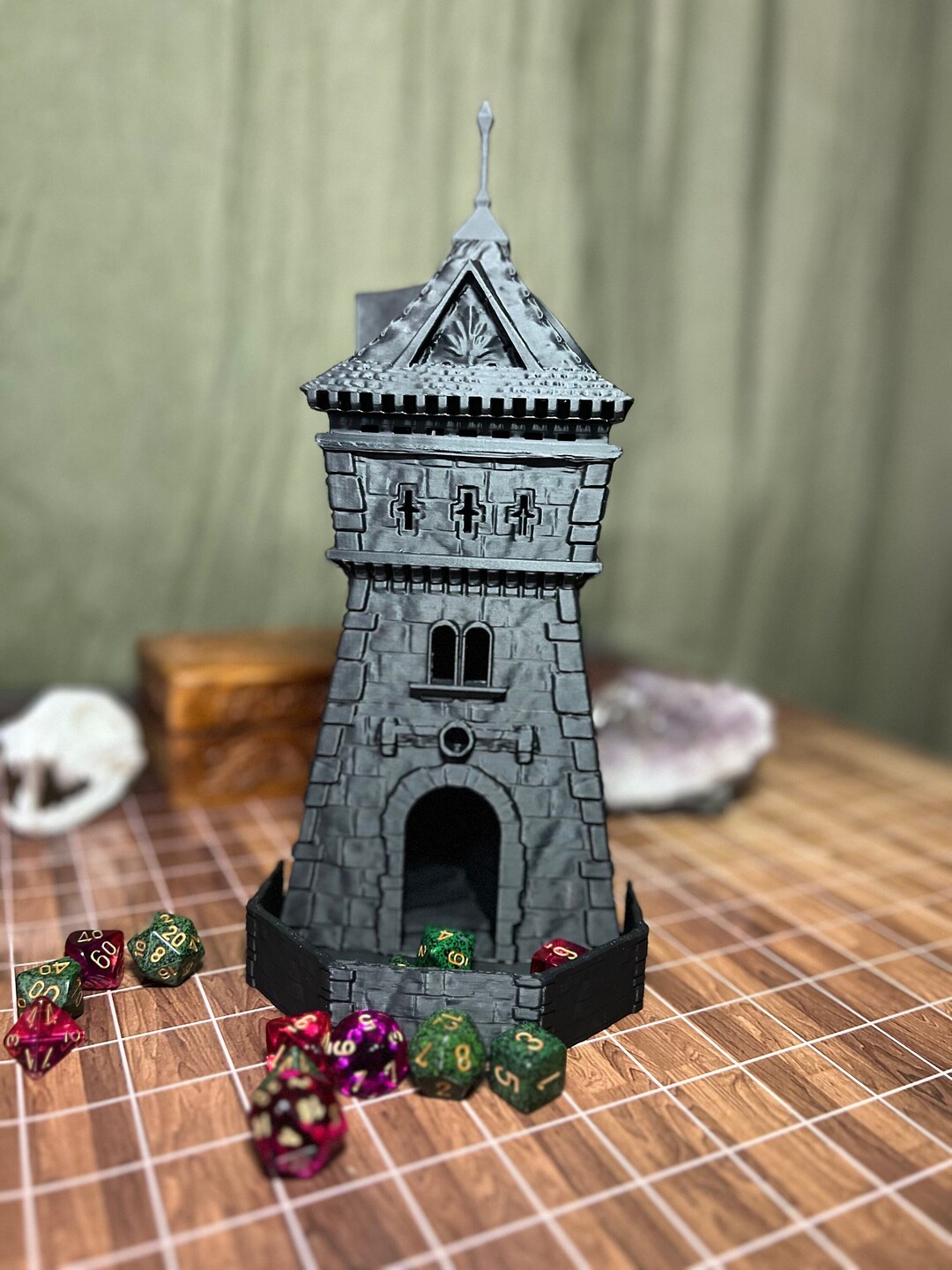 Ranger Dice Tower & Tray Set | D20 Roller for Table Top Role Playing ...