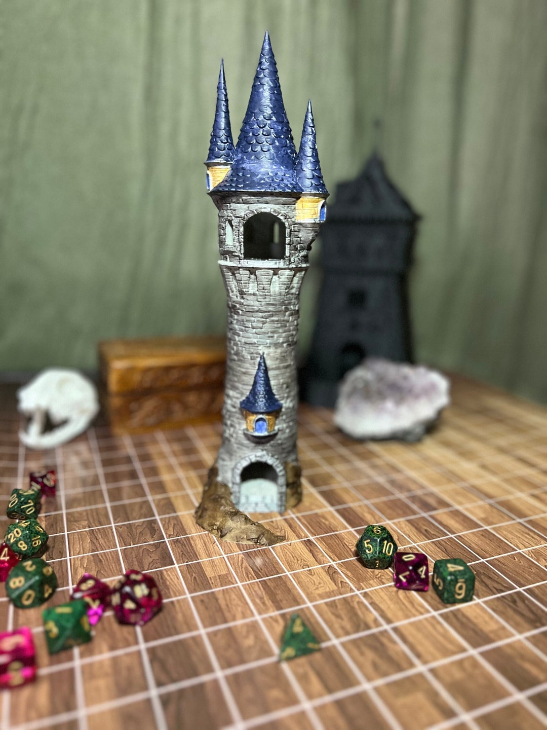 Wizard's Dice Tower | Dice Roller for Dungeons and Dragons | Hand ...