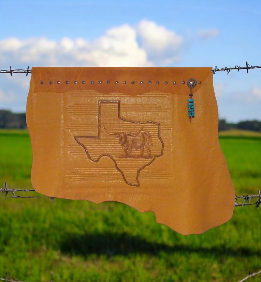 Quilted Leather Longhorn Wall Art: Handmade Texas Steer Decor - Etsy
