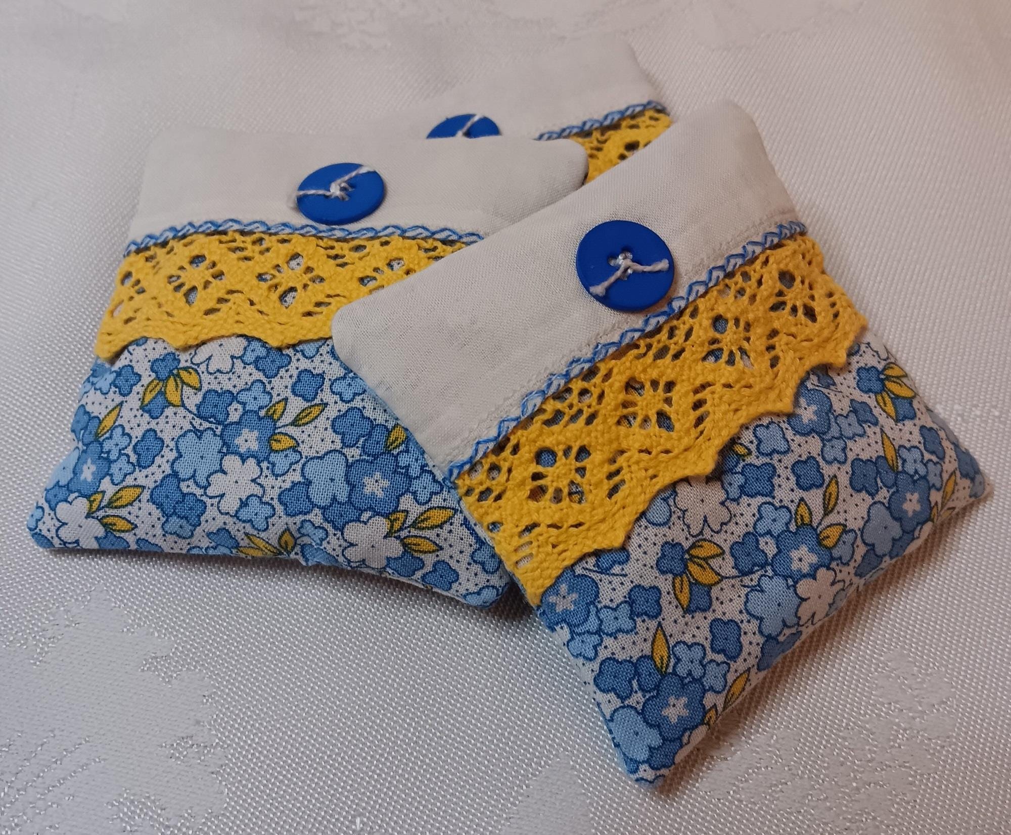 Sachet Bags Handmade\lavender Potpourri Pouches\yellow Hand Crochet ...