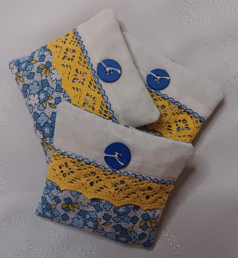 Sachet Bags Handmade\lavender Potpourri Pouches\yellow Hand Crochet ...