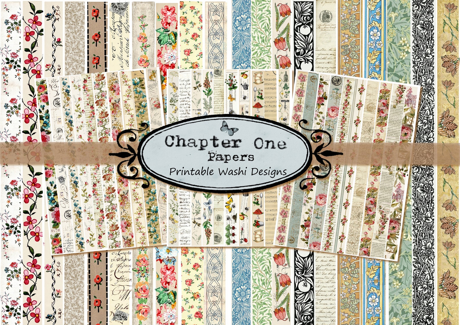 Printable Washi Designs A4 Size - Etsy