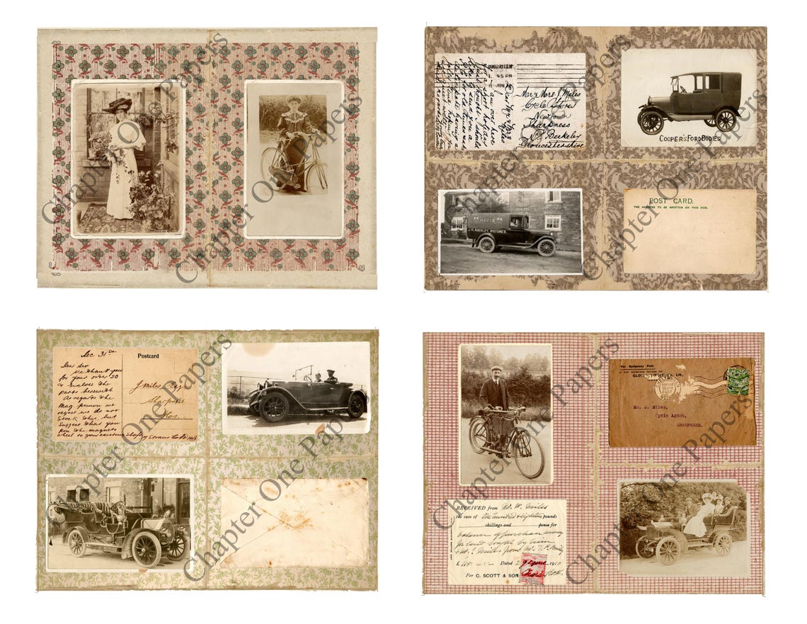 Vintage Road Trip Junk Journal Ephemera Kit - Etsy