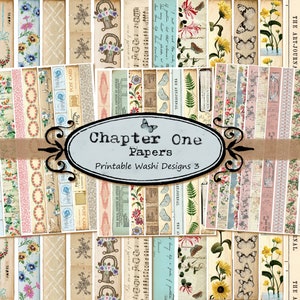 Printable Washi Designs 3 A4 Size - Etsy UK