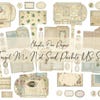 Coffee and Cream Junk Journal Papers Kit (US Letter Size) - Etsy