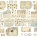 Coffee and Cream Junk Journal Papers Kit (US Letter Size) - Etsy