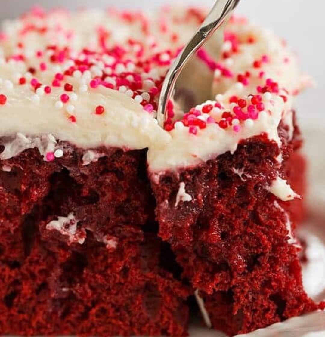 Red Velvet Poke Cake Mix new Item - Etsy